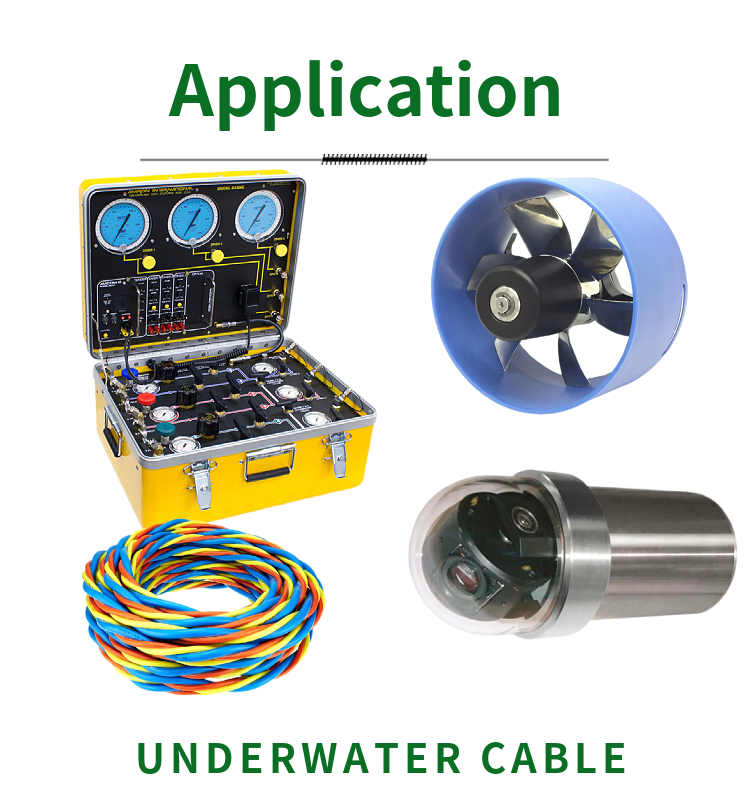 Oceanographic Underwater Cable 8 cores 20AWG