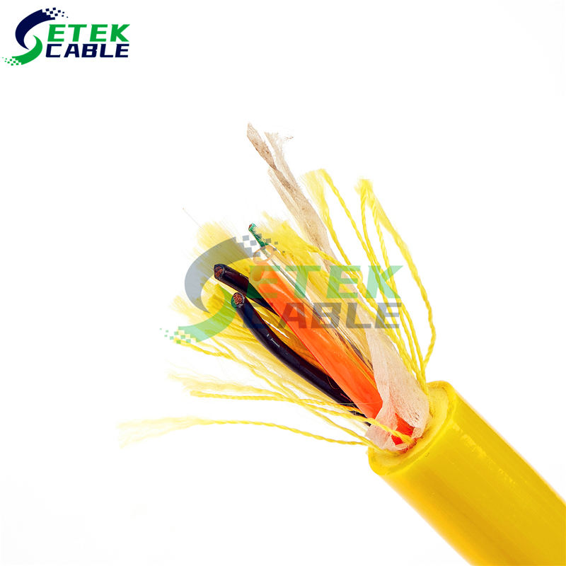 Zero buoyant rov cable